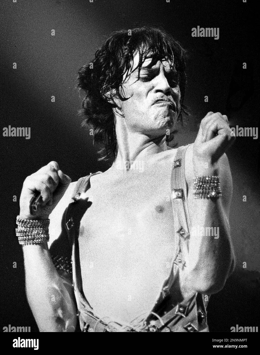 Mick Jagger of the Rolling Stones, live on stage in Ahoy Rotterdam ...