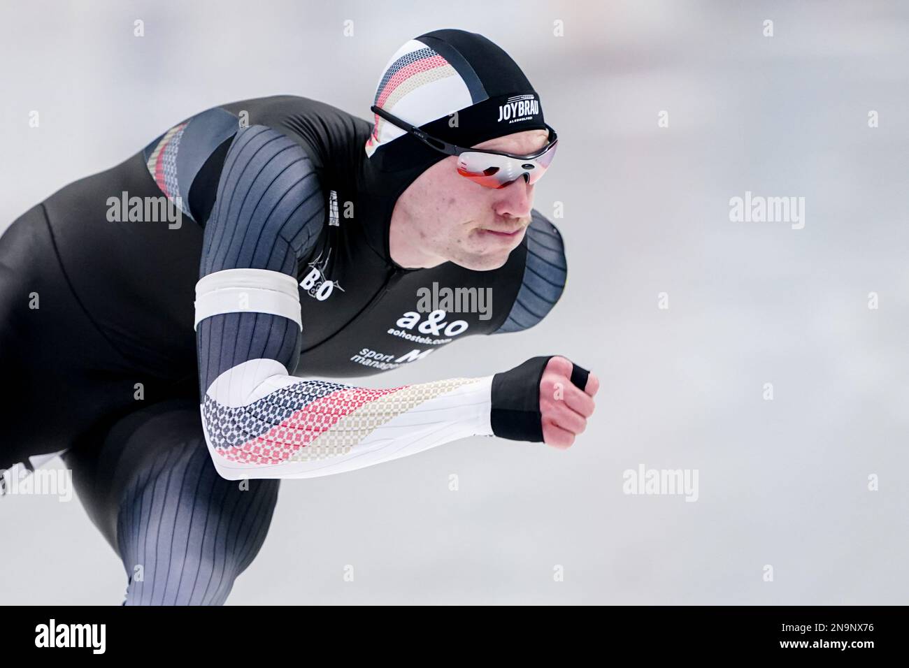 TOMASZOW MAZOWIECKI, POLAND - FEBRUARY 12: Hendrik Dombek of Germany ...
