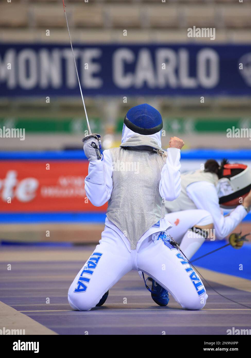 Erica Cipressa (Italy) celebrates during the Sword 2023 Foil Grand Prix ...