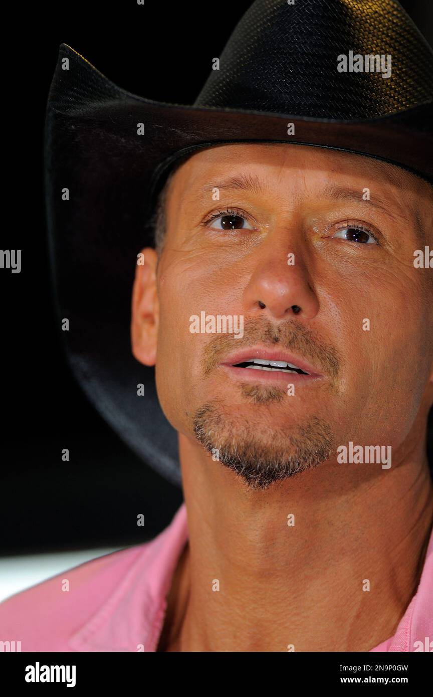 Tim McGraw during the 'Brothers of the Sun' Tour Kick-Off press ...