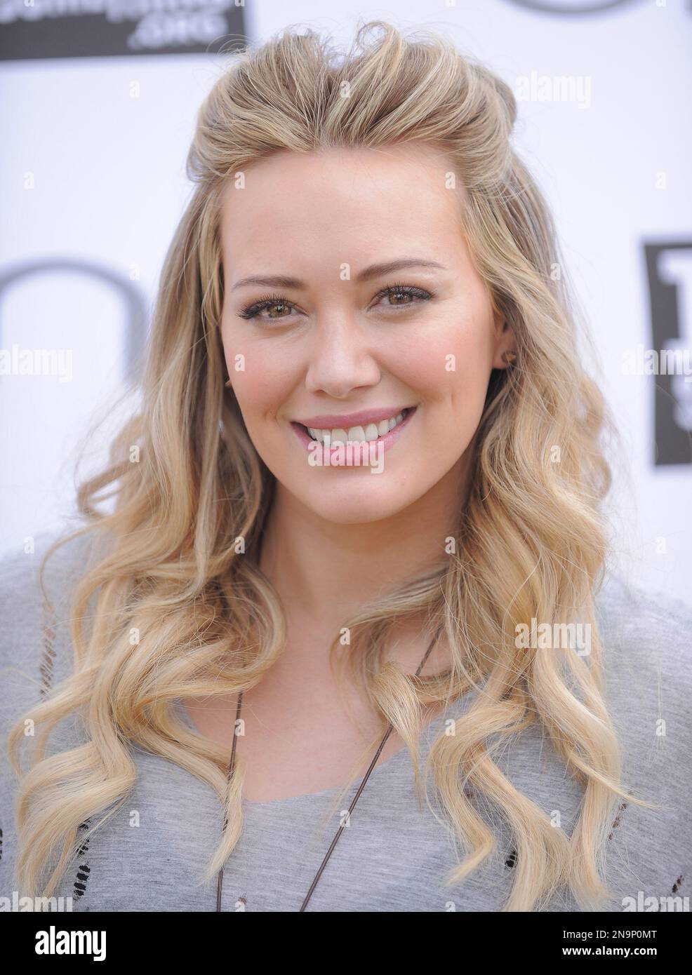 Hilary Duff attends the Bing and DoSomething.org Kick Off the Bing ...