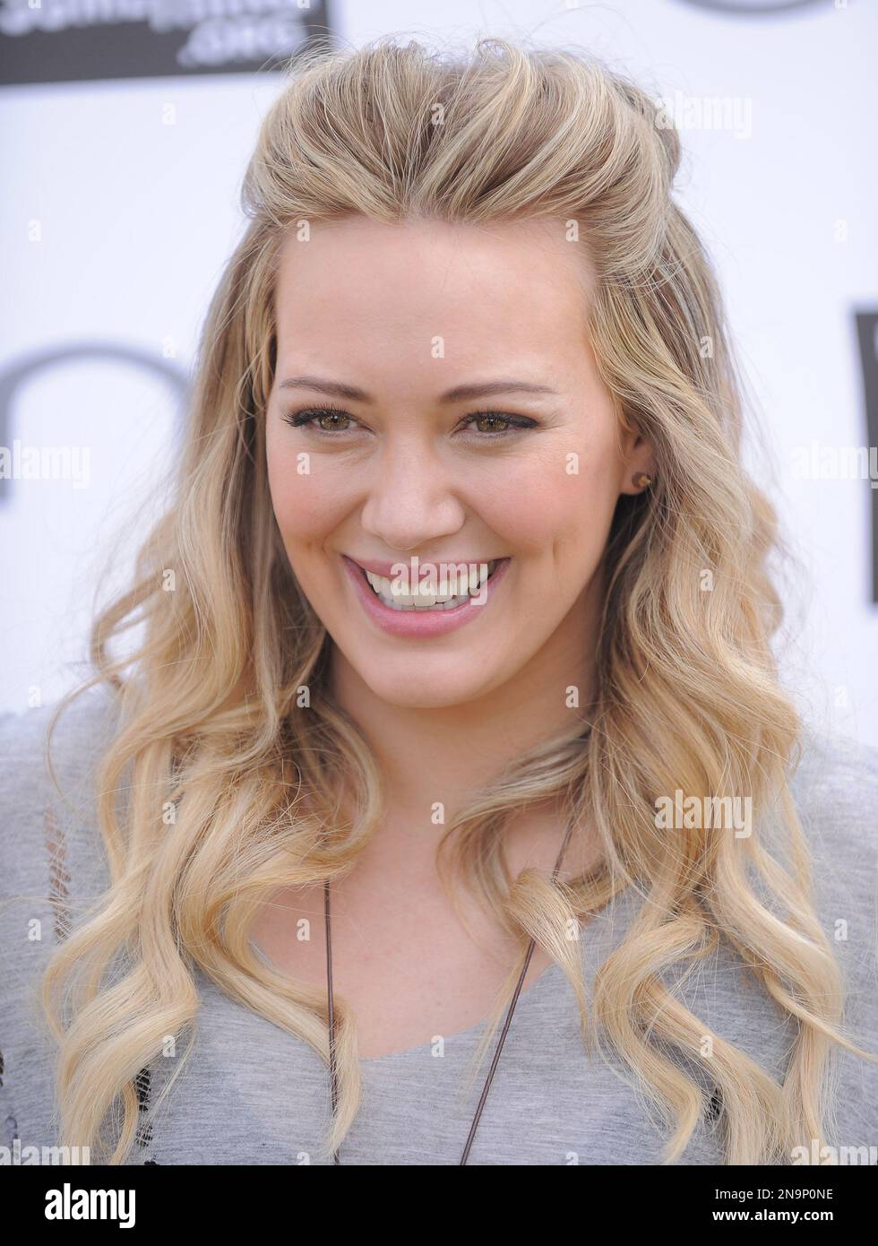 Hilary Duff attends the Bing and DoSomething.org Kick Off the Bing ...