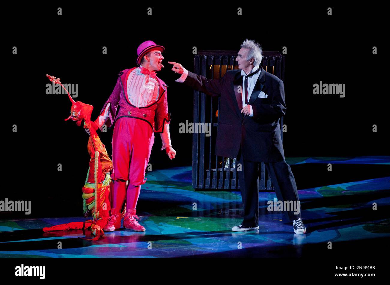 Brian Dewhurst, right, performs with his son Nicky Dewhurst in Cirque ...