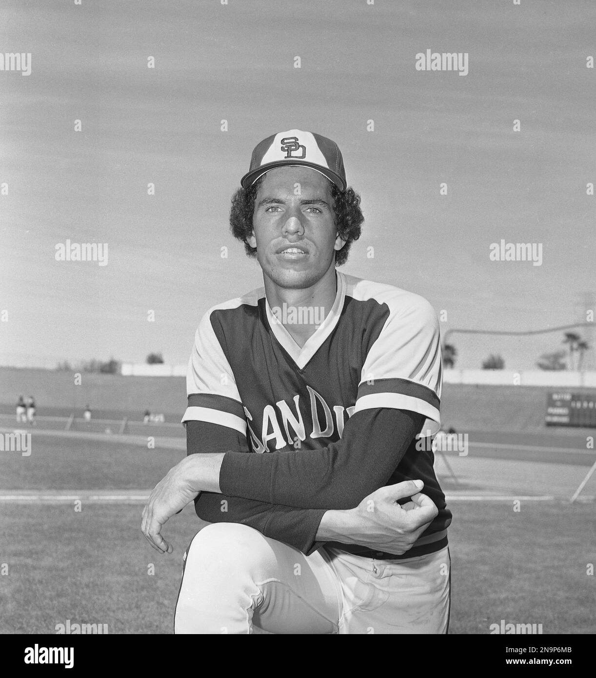 San Diego Padres catcher Dave Roberts is shown in 1977. (AP Photo Stock ...