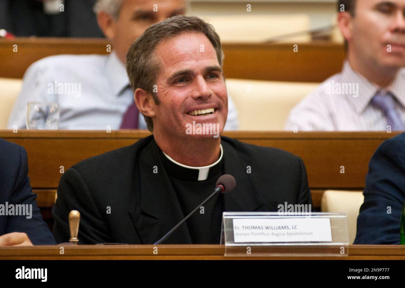 In this 2011 picture, Father Thomas Williams smiles during a meeting in ...