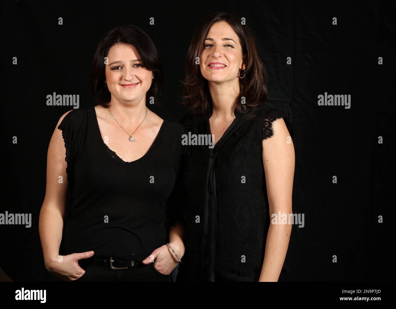 (Left to right) Vanessa Glodjo, and Zana Marjanovic pose for a portrait ...
