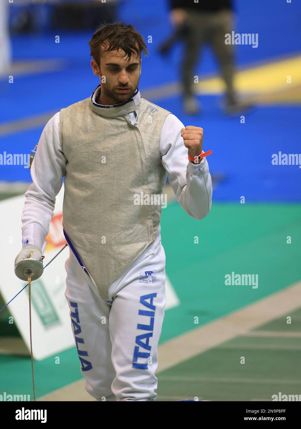 Daniele Garozzo (Italy) celebrates during the Sword 2023 Foil Grand ...