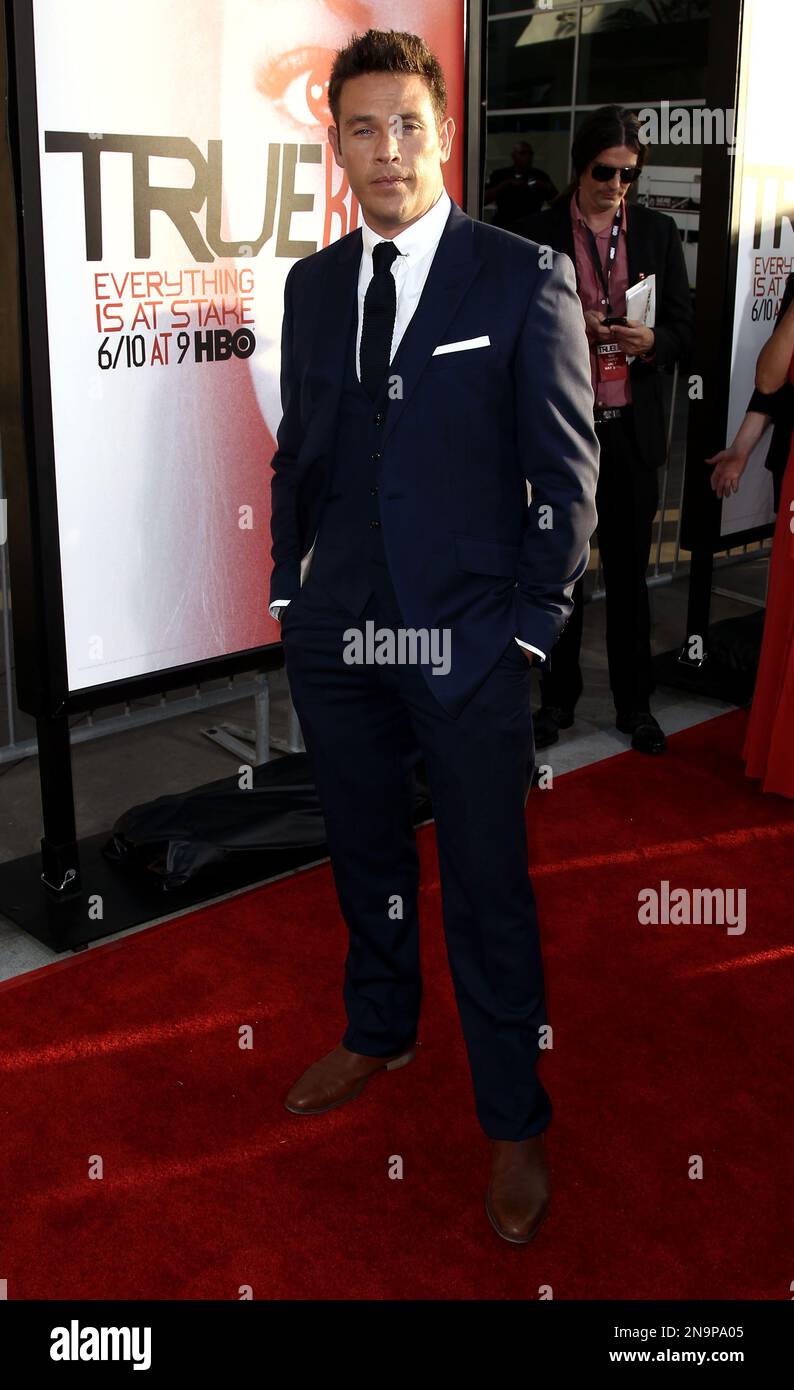 Kevin Alejandro attends the premiere of HBO's "True Blood" on Wednesday ...