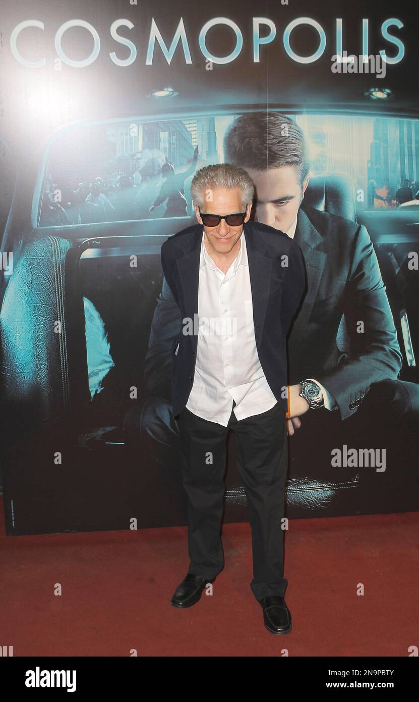 Film director David Cronenberg arrives for the screening of Cosmopolis ...
