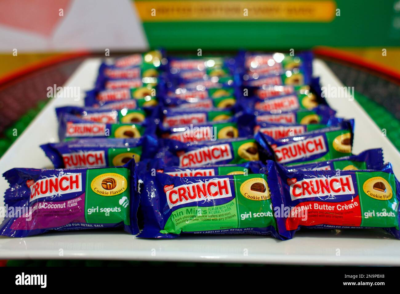 Nestle Crunch Girl Scout Candy Bars at Dylan's Candy Bar, on Wednesday ...