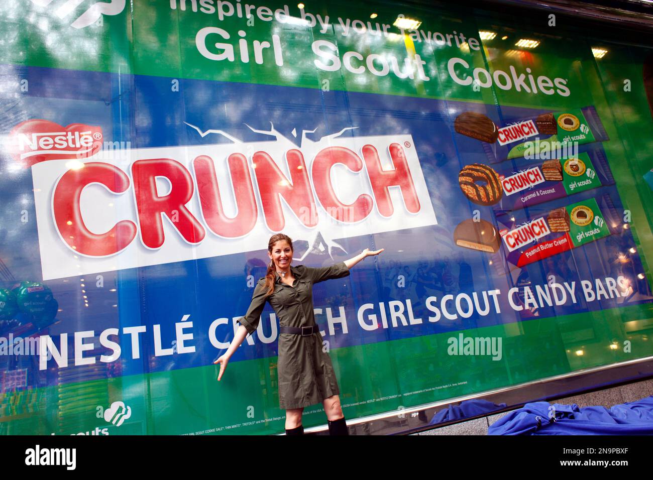 Dylan Lauren unveils a window display to announce the arrival of Nestle ...