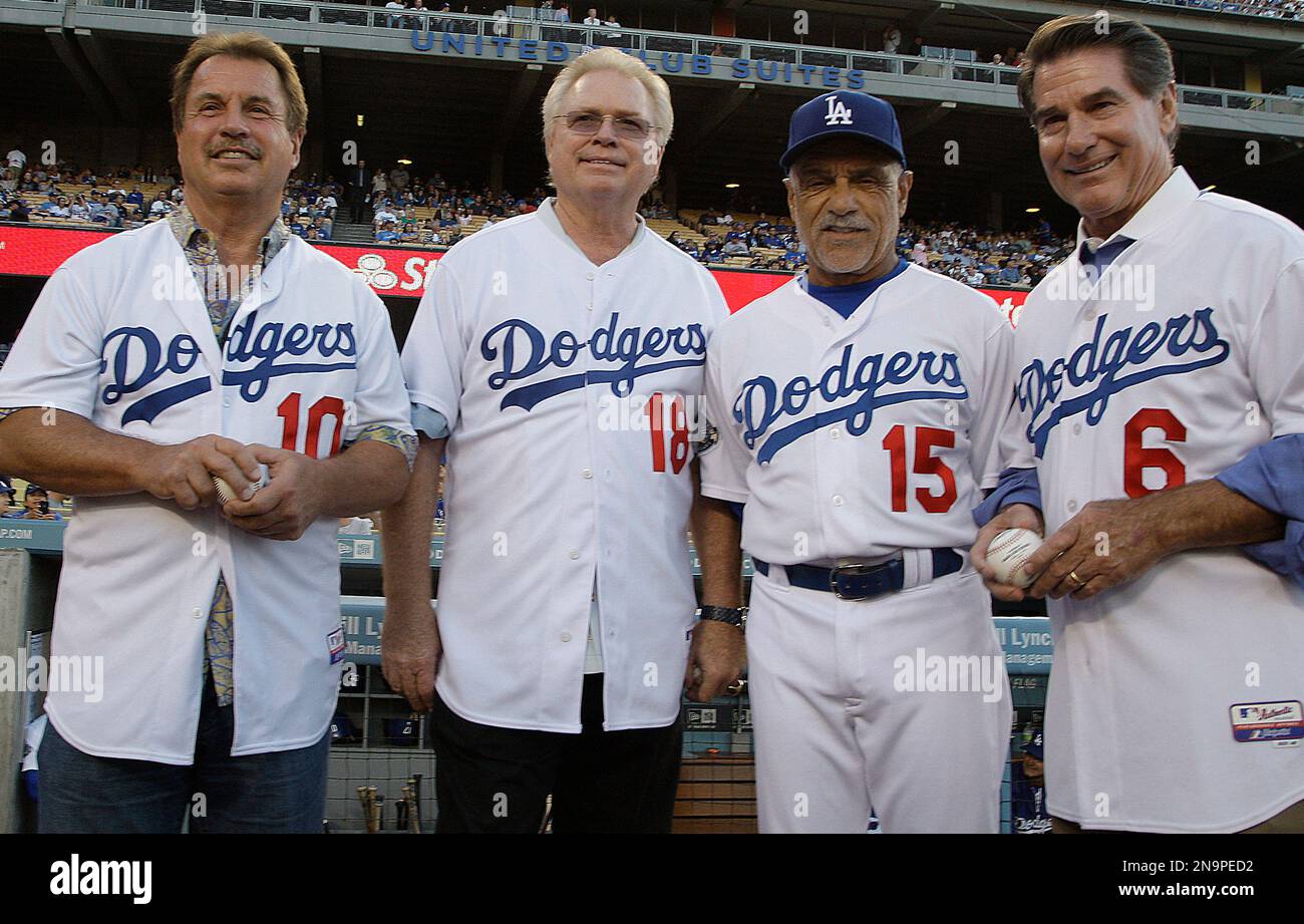 The members of the Los Angeles Dodgers infield that played together ...