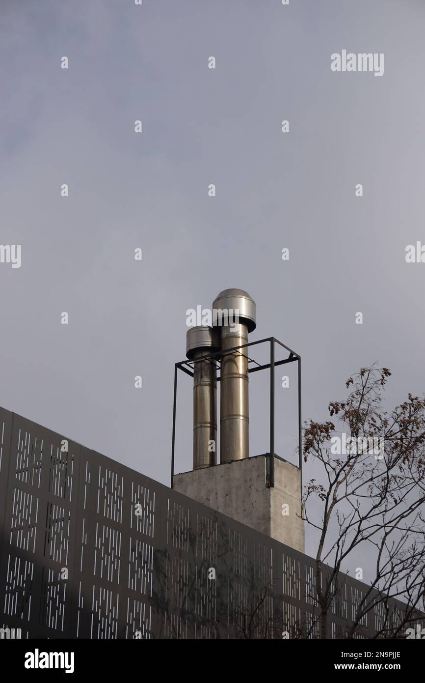 Building chimney icon cartoon hi-res stock photography and images - Alamy