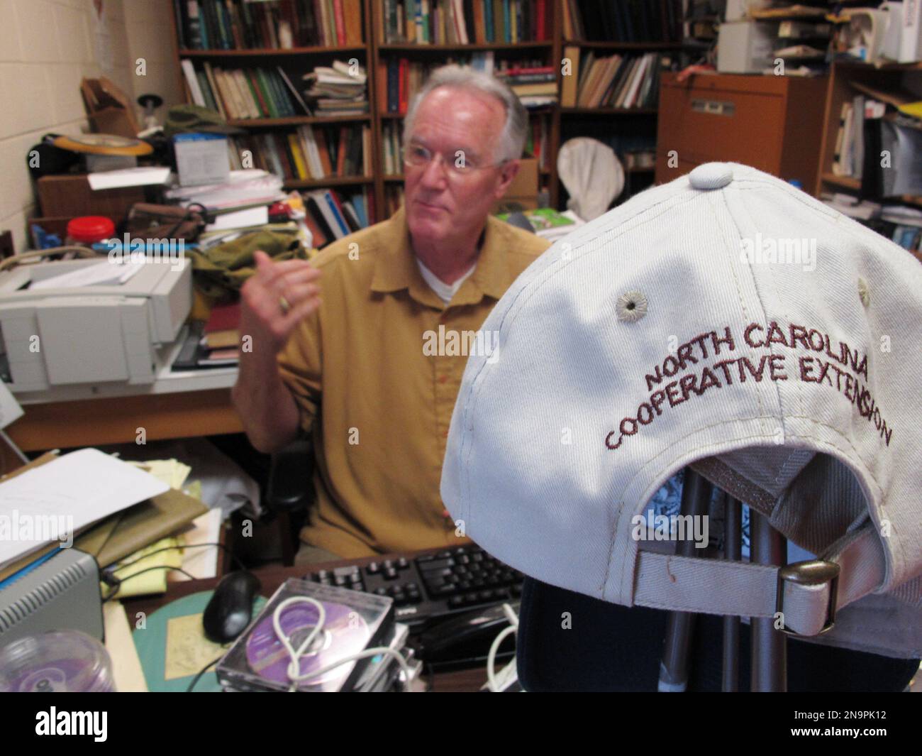 In this May 24, 2012 photo, North Carolina State University Entomology ...