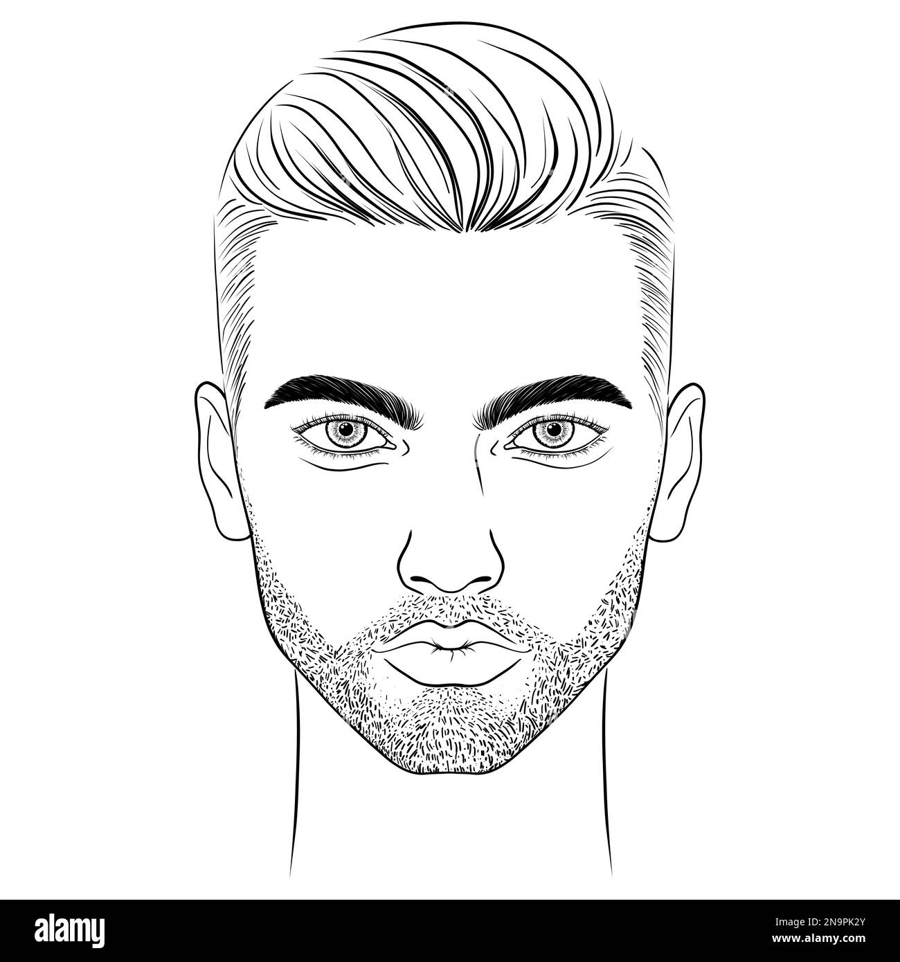 Sketch of young man Stock Vector Image & Art - Alamy Sketch of young man Stock Vector Image & Art - Alamy