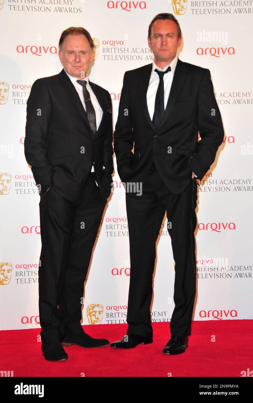Presenters Philip Glenister and Robert Glenister at the BAFTA TV Awards ...