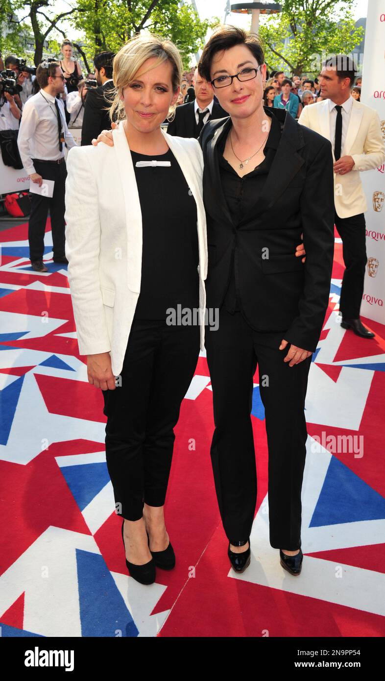 Mel Giedroyc, Sue Perkins arrives at the BAFTA TV Awards on Sunday, May ...