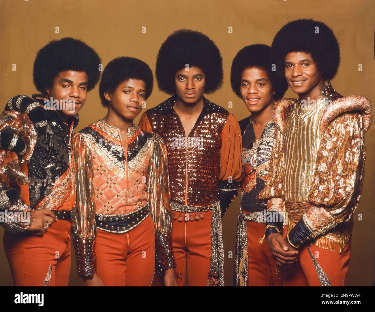 Jackson 5 L R Tito Randy Michael Marlon And Jackie Jackson Stock Jackson 5 L R Tito Randy Michael Marlon And Jackie Jackson Stock