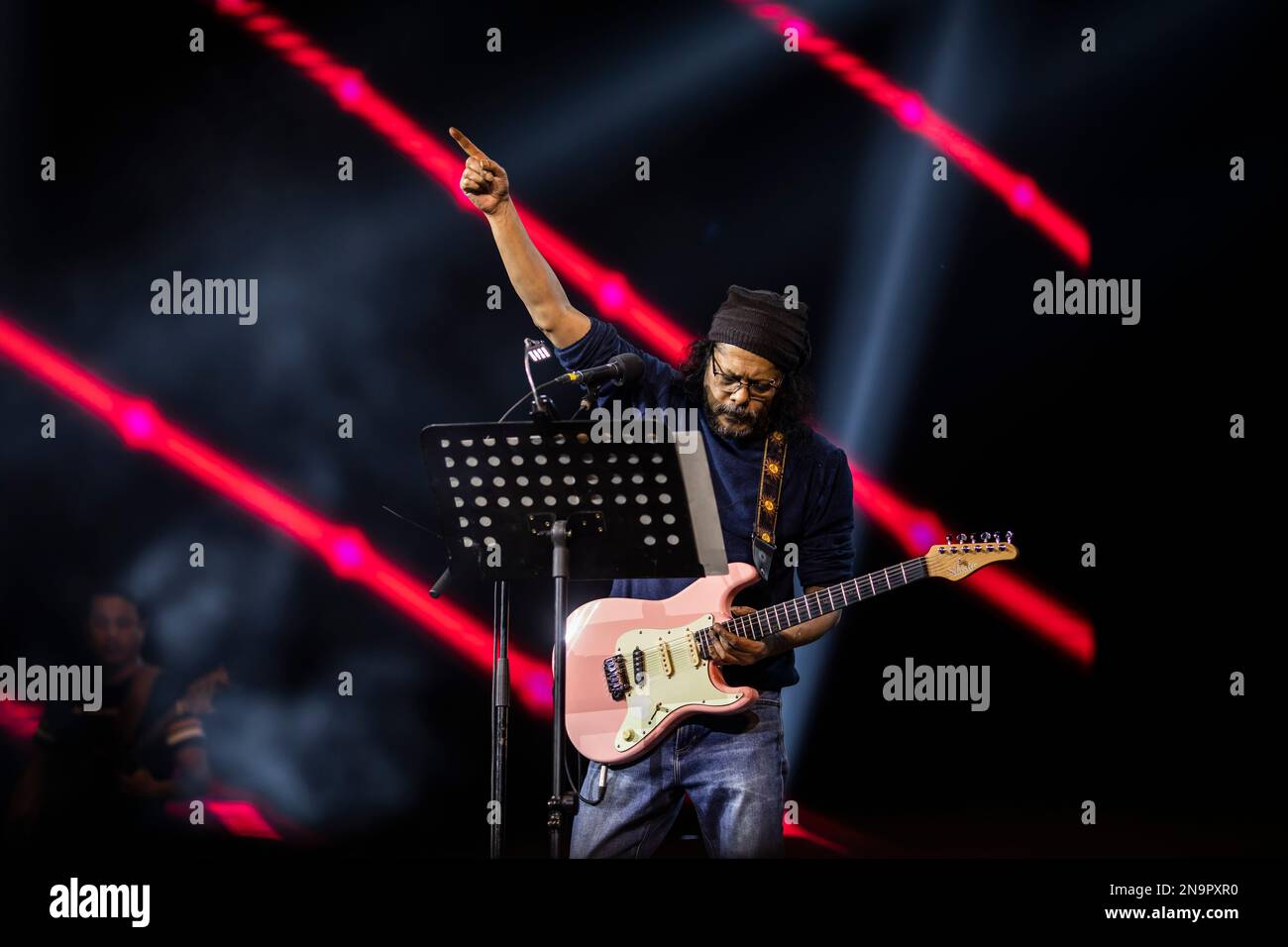 Dhaka, Bangladesh. 11th Feb, 2023. Singer-songwriter, Faruq Mahfuz Anam ...