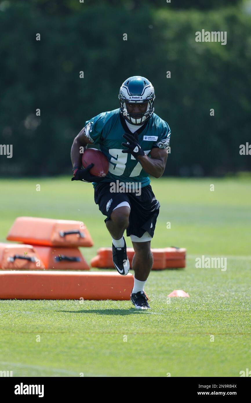 Philadelphia Eagles fullback Jeremy Stewart works during an NFL ...
