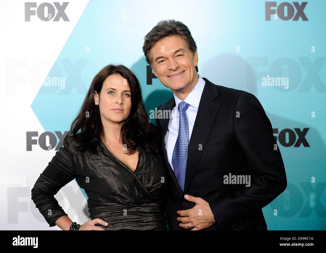 Dr. Mehmet Oz and wife Lisa attend the FOX network upfront presentation ...