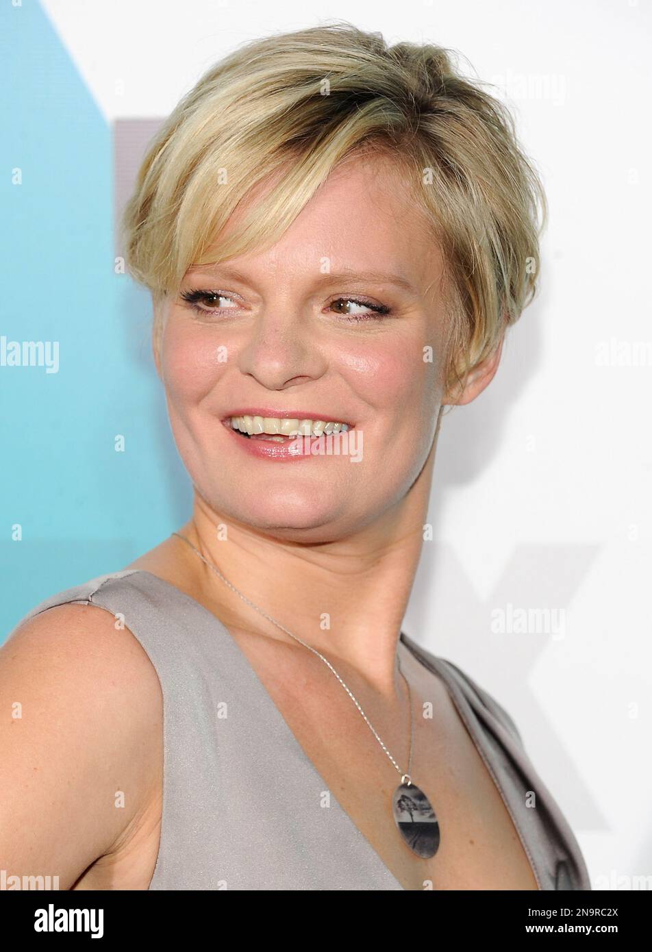 Actress Martha Plimpton from "Raising Hope" attends the FOX network upfront presentation party ...