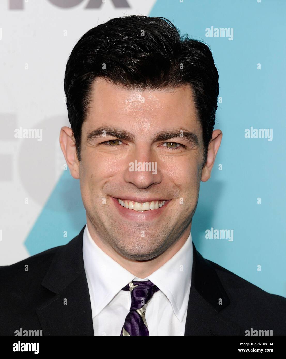 Actor Max Greenfield attends the FOX network upfront presentation party ...