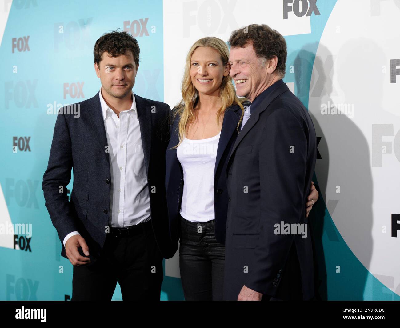 "Fringe" cast members Joshua Jackson, Anna Torv and John Noble attend ...