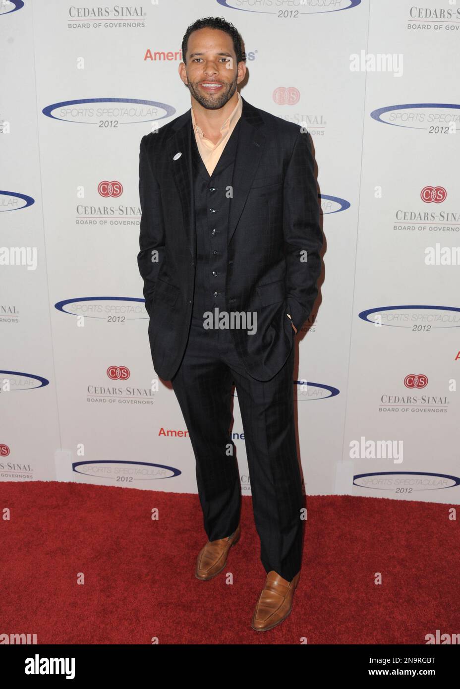 Former NFL player Ryan Nece attends the "Sports Spectacular" on Sunday ...