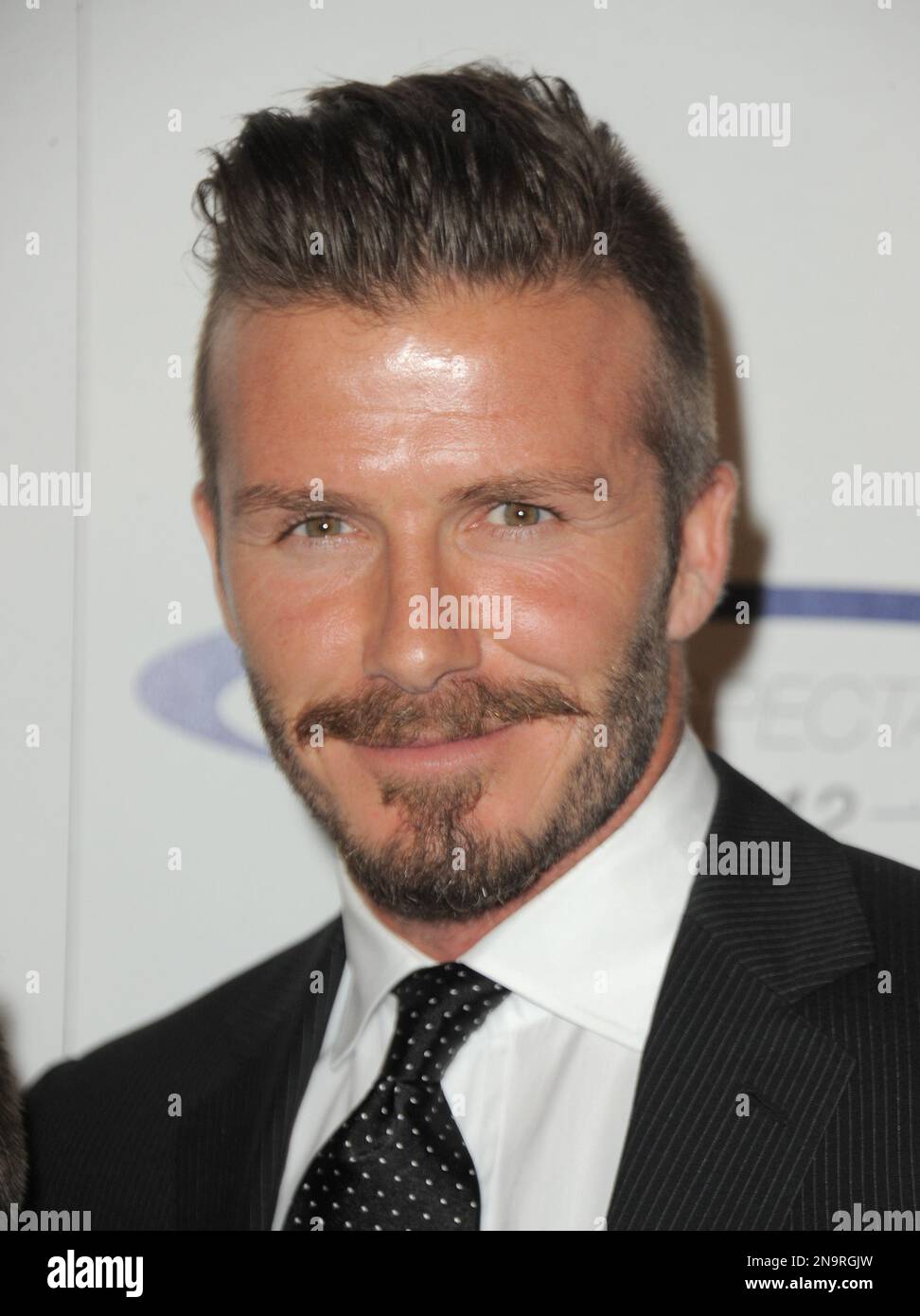 Soccer player David Beckham attends the "Sports Spectacular" on Sunday ...