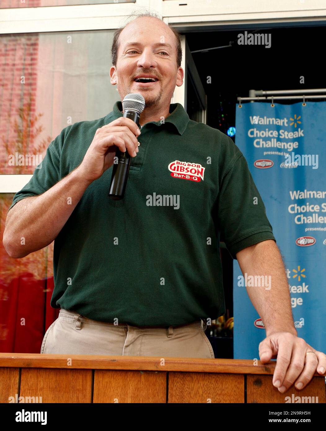 World champion pitmaster Chris Lilly speaks at the Walmart Choice Steak ...