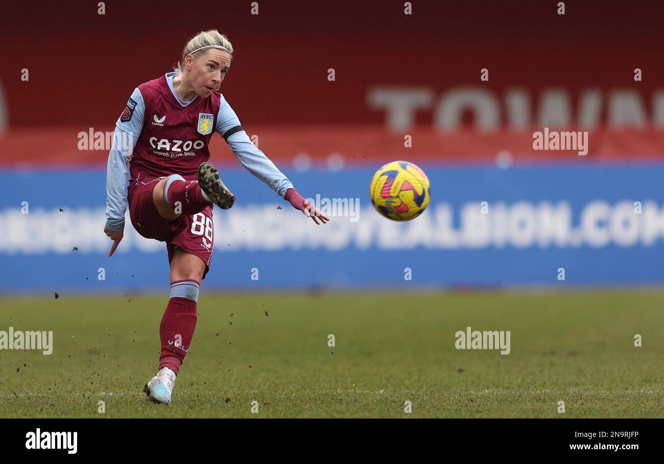 Crawley, UK. 12th Feb, 2023. Aston Villa's Jordan Nobbs during the ...