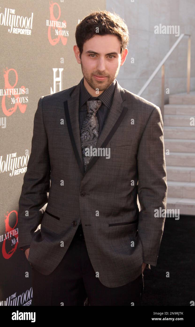 Actor Jon Bloch arrives at the world premiere of Hatfields & McCoys on ...