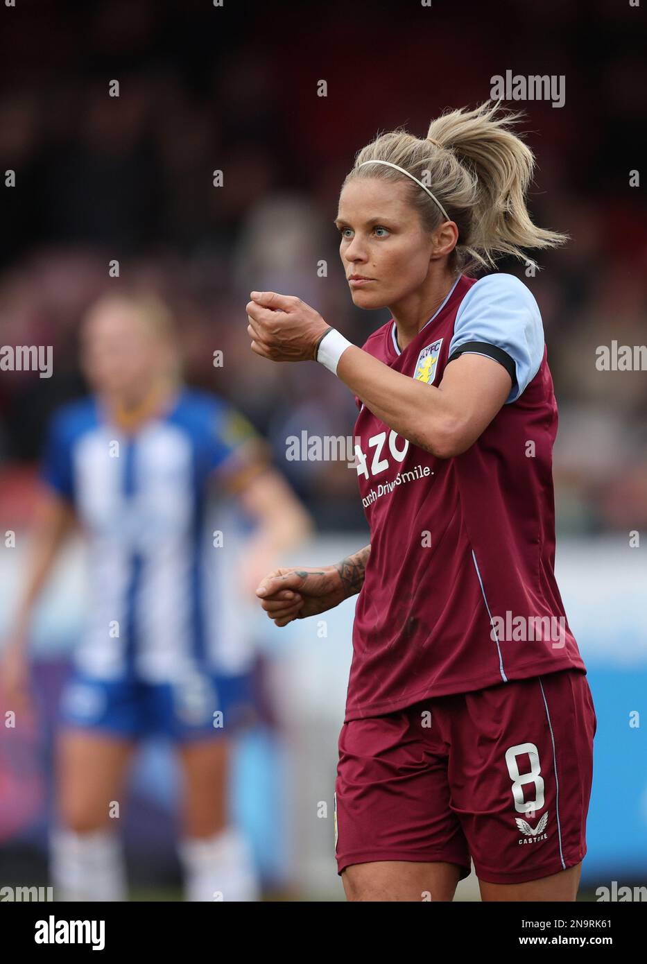 Crawley, UK. 12th Feb, 2023. Aston Villa's Rachel Daly during the ...