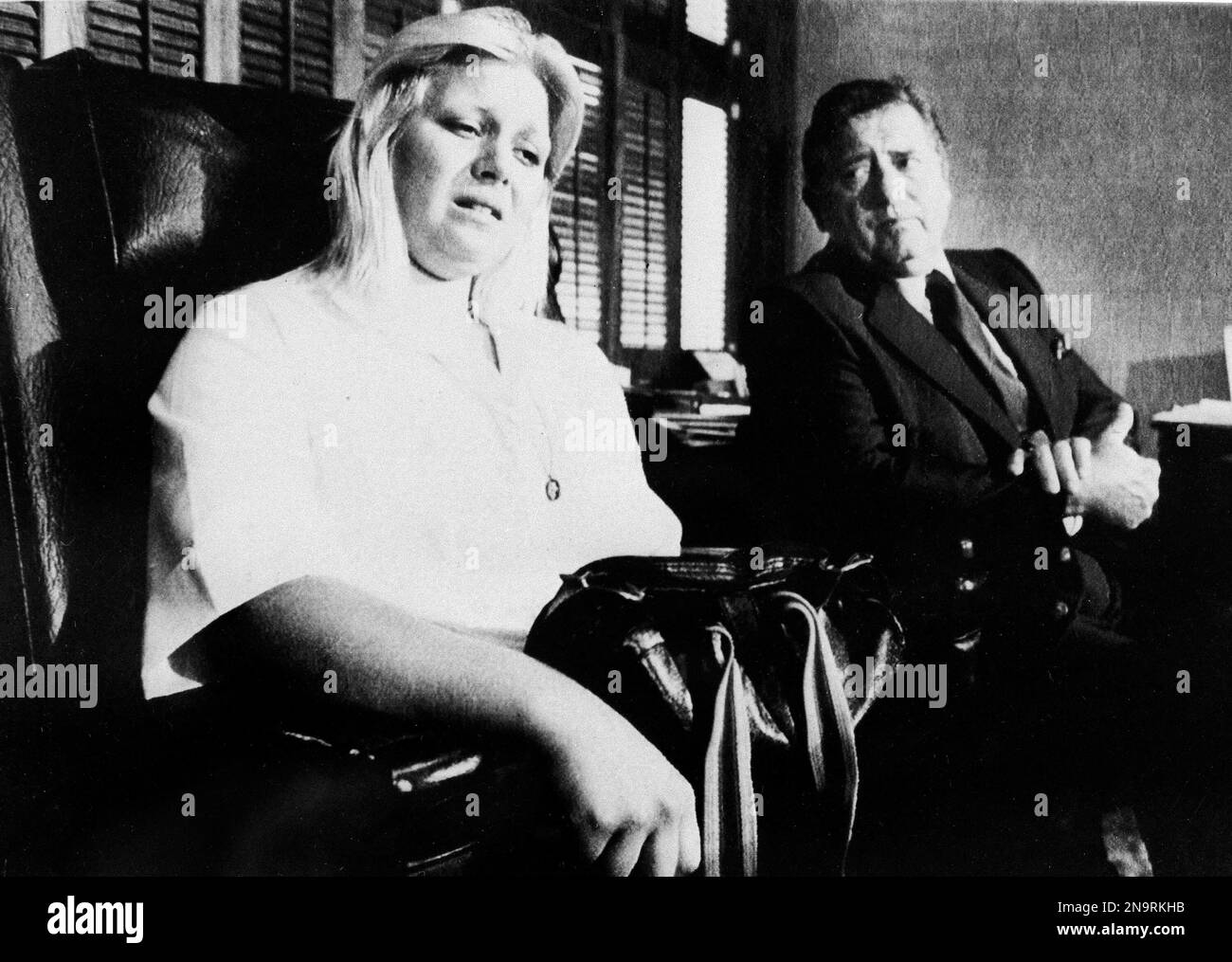 Trina McElroy tells at a news conference Friday, July 17, in Kansas ...