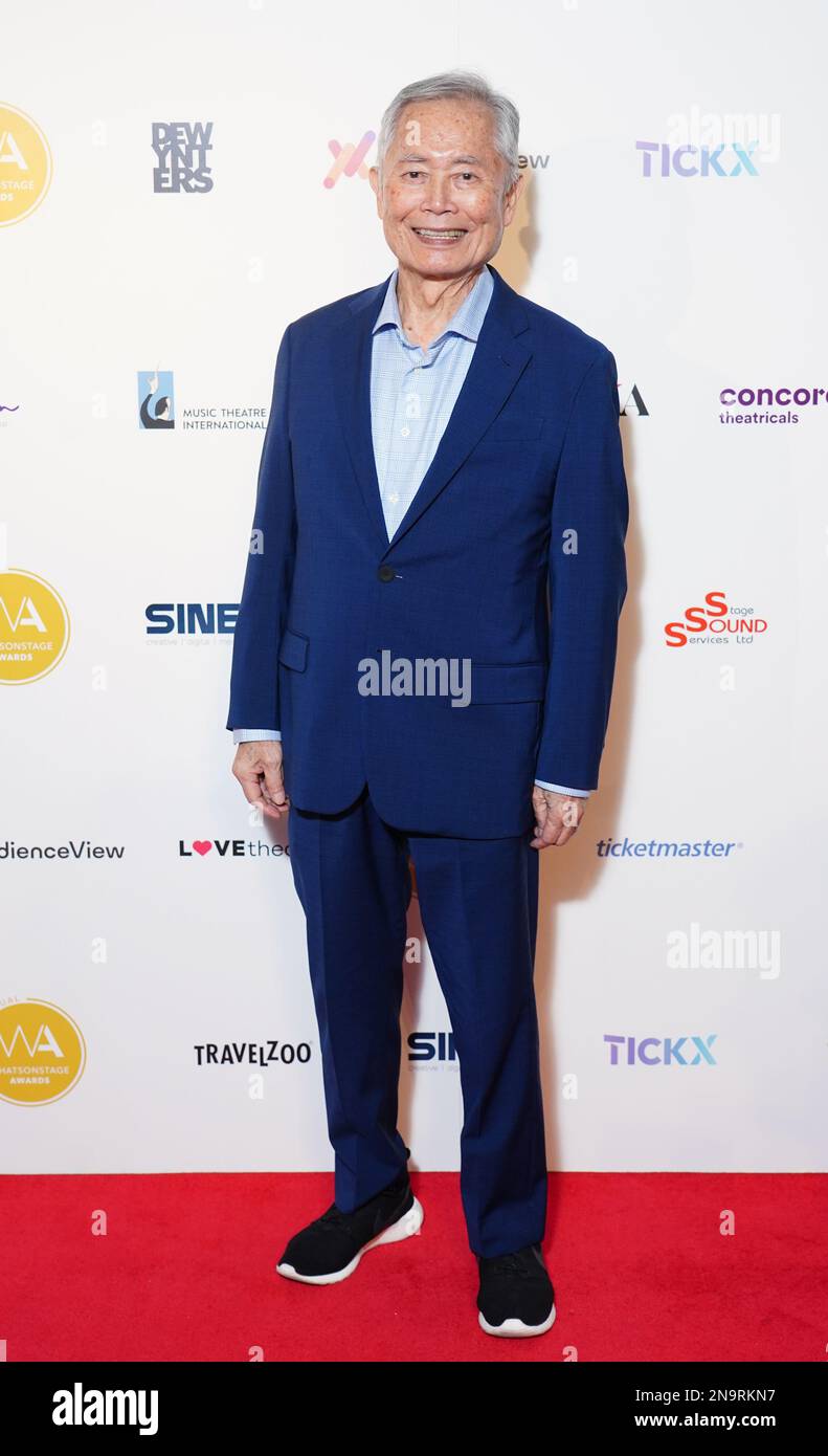 George Takei attending the WhatsOnStage Awards at the Prince Of Wales ...