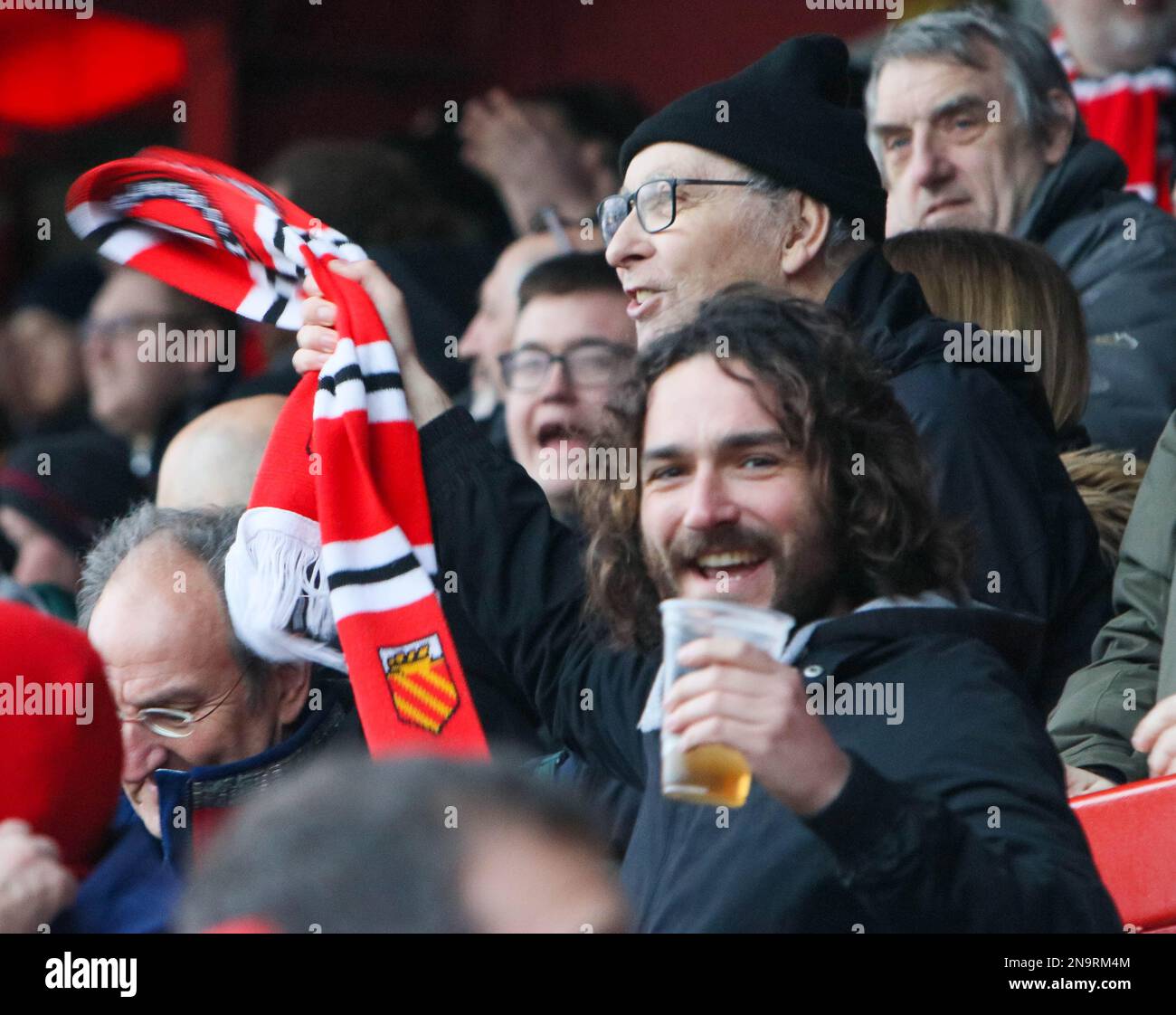 FC United of Manchester v Warrington Town Stock Photo - Alamy