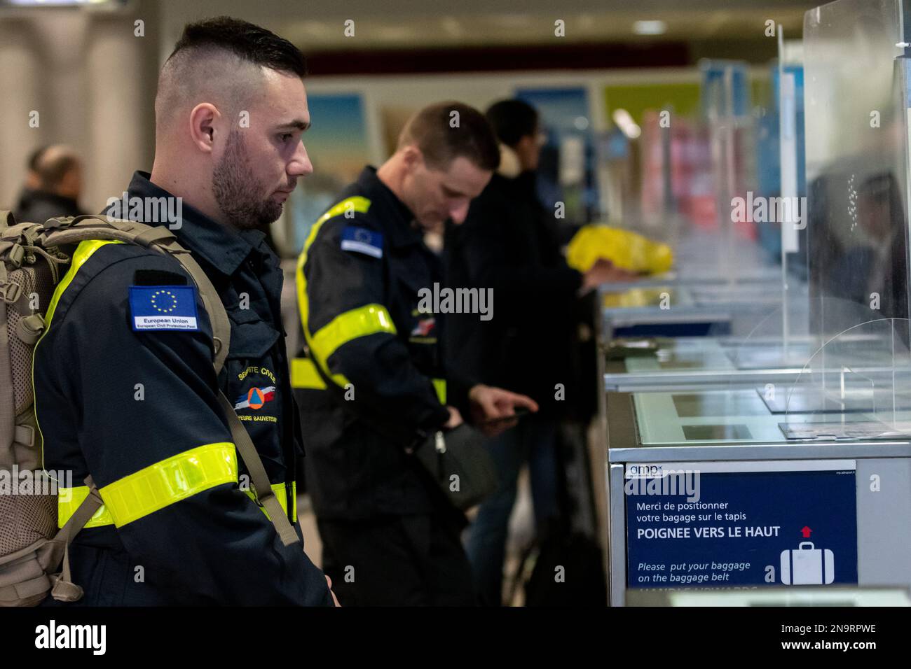 Civil security detachment hi-res stock photography and images - Alamy