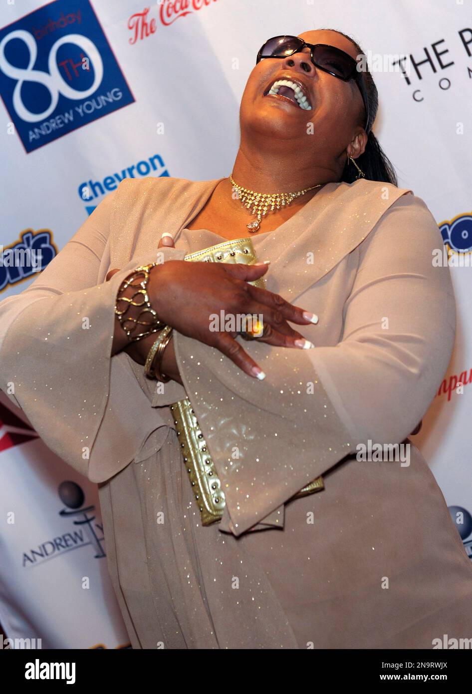 Sheila Raye Charles, singer and daughter of Ray Charles, laughs on the ...