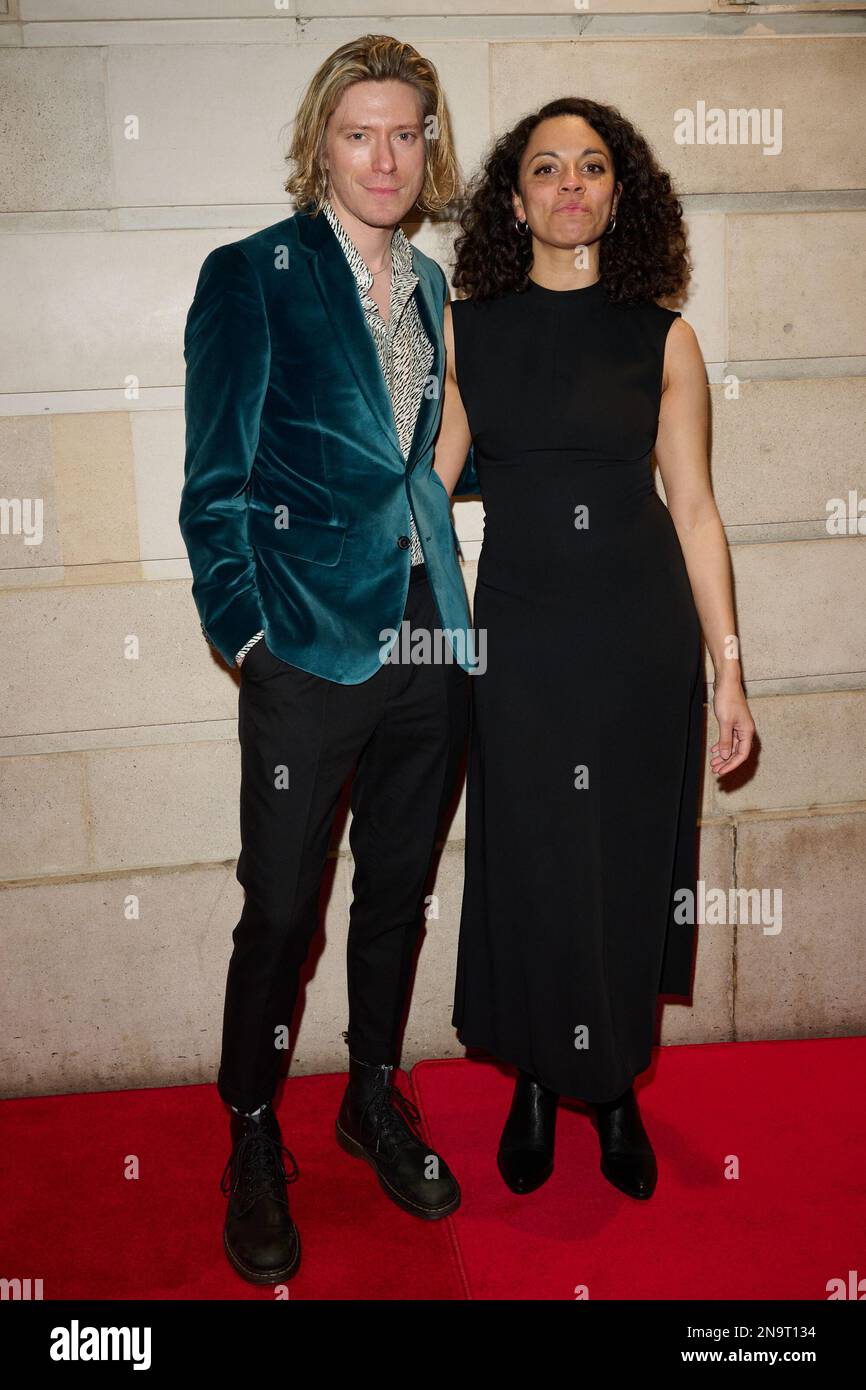 London, UK . 12 February, 2023 . Patrick Vaill and Anoushka Lucas ...