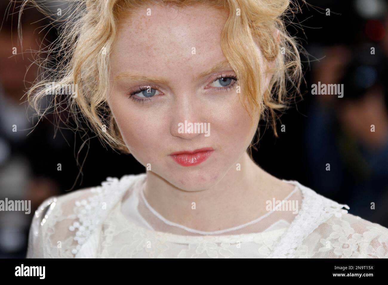 Actress and model Lily Cole poses during a photo call for Confession of ...