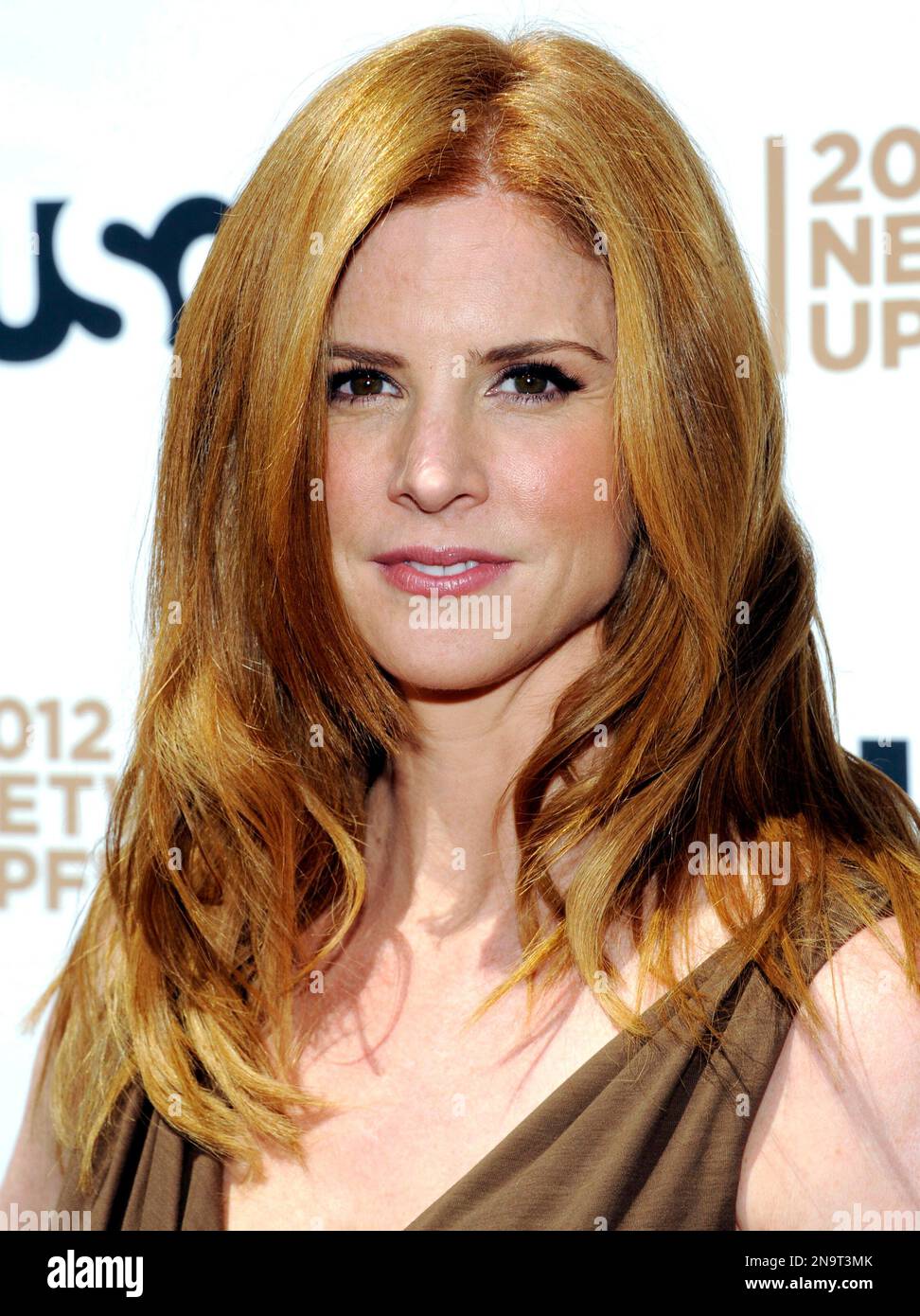 Actress Sarah Rafferty attends the USA network upfront presentation at ...