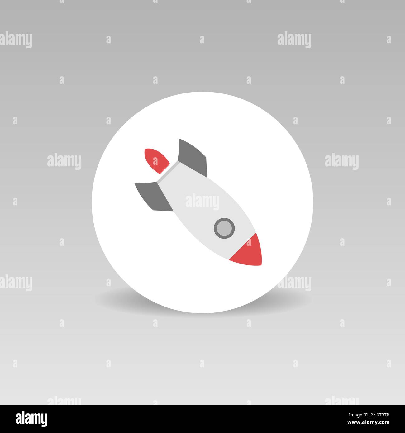 Failed startup vector round icon Financial failure Stock Vector Image ...