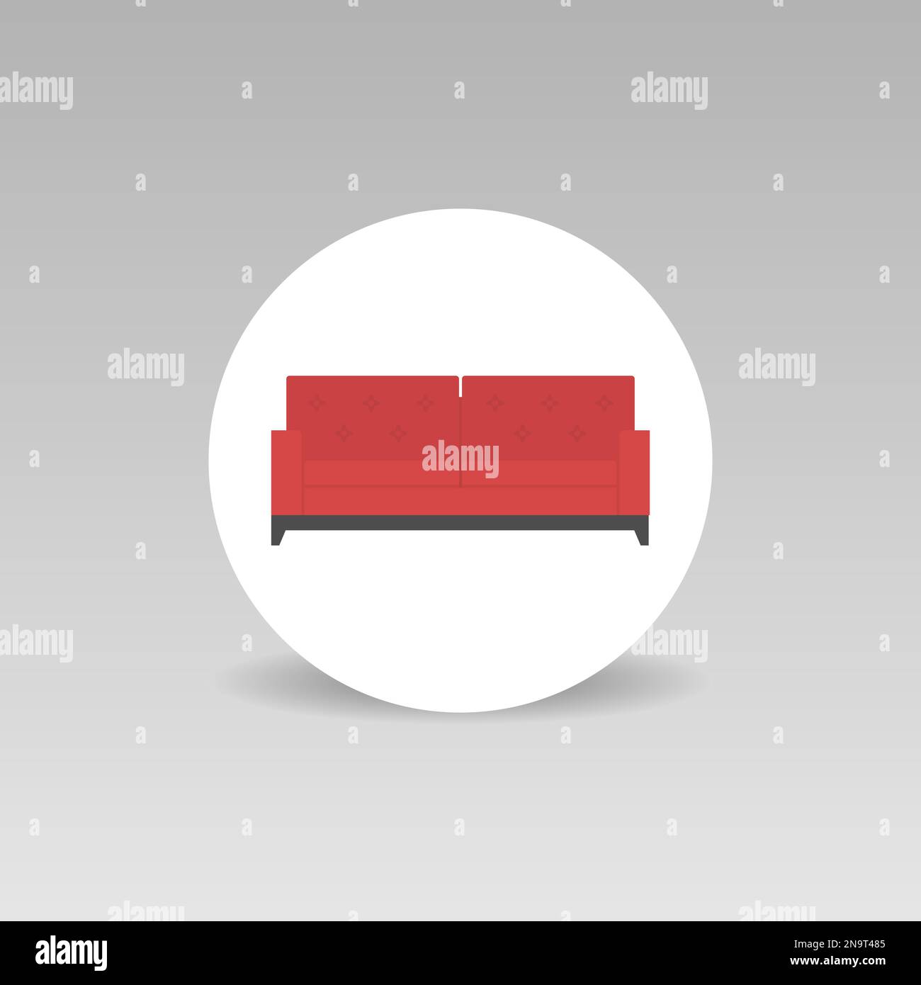 Round the sofa Stock Vector Images - Alamy