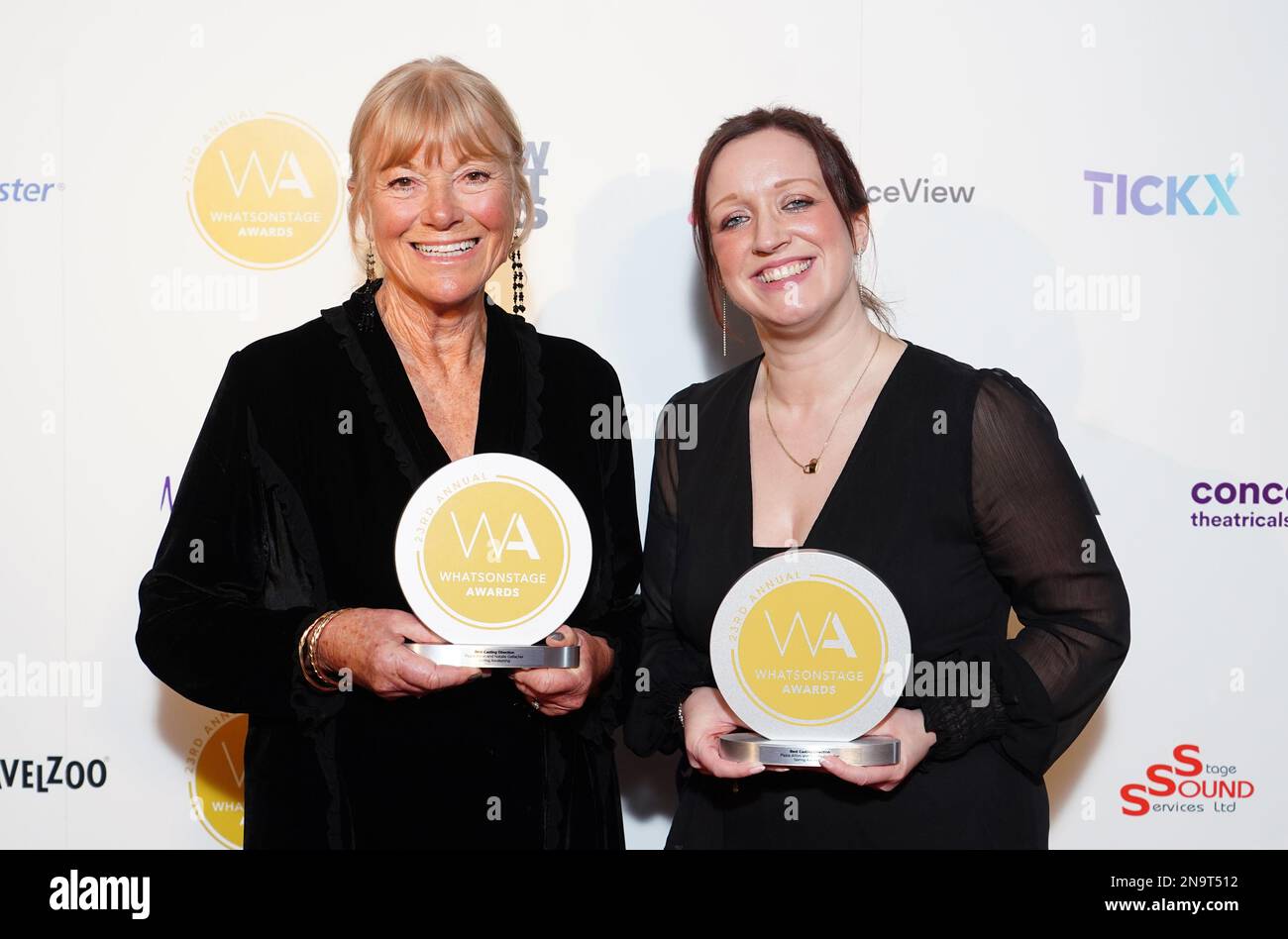 Pippa Ailion and Natalie Gallacher with the Award for Best Casting ...