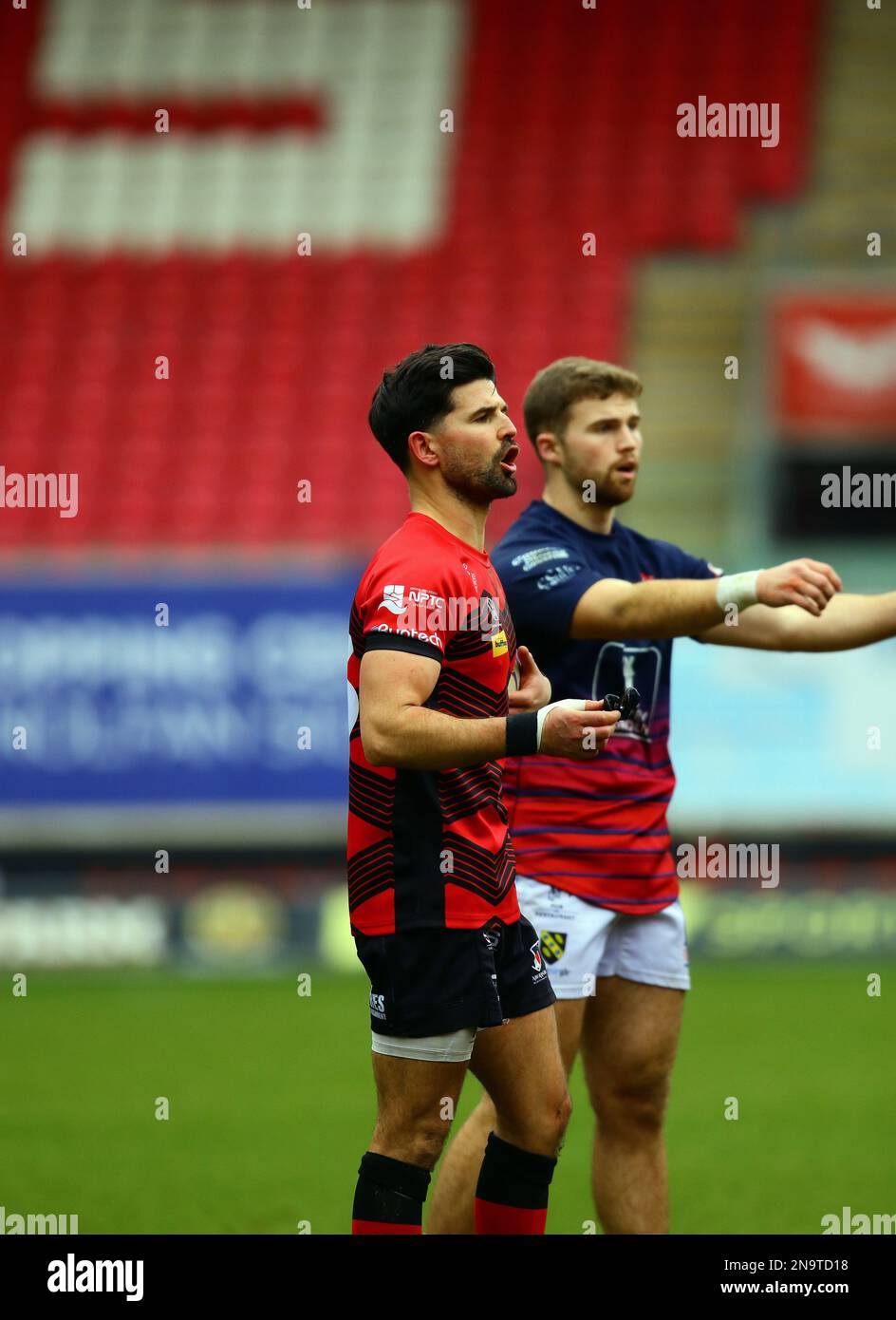 Llanelli RFC V Aberafon RFC Indigo Prem 2023 Stock Photo - Alamy