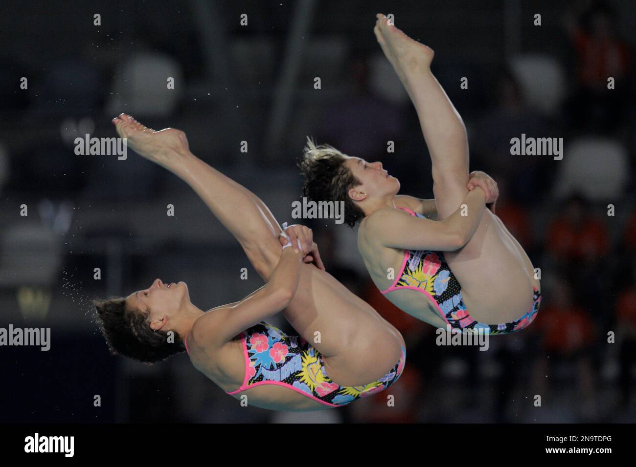 Germany's Christin Steuer, foreground, and Nora Subschinsky, rear ...