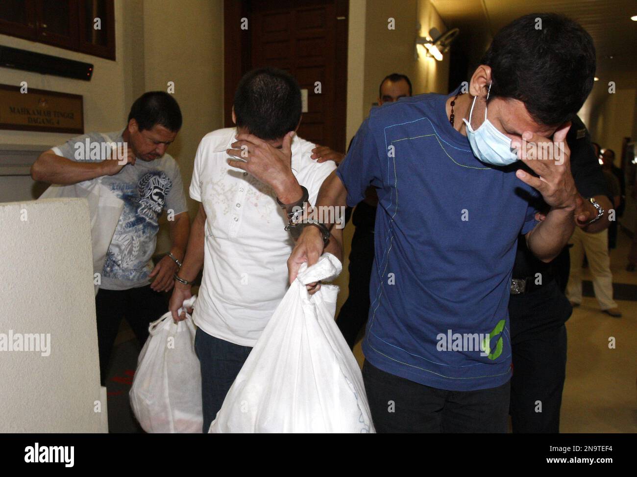Mexican brothers, from left, Luis Alfonso Gonzalez Villarreal, Simon ...
