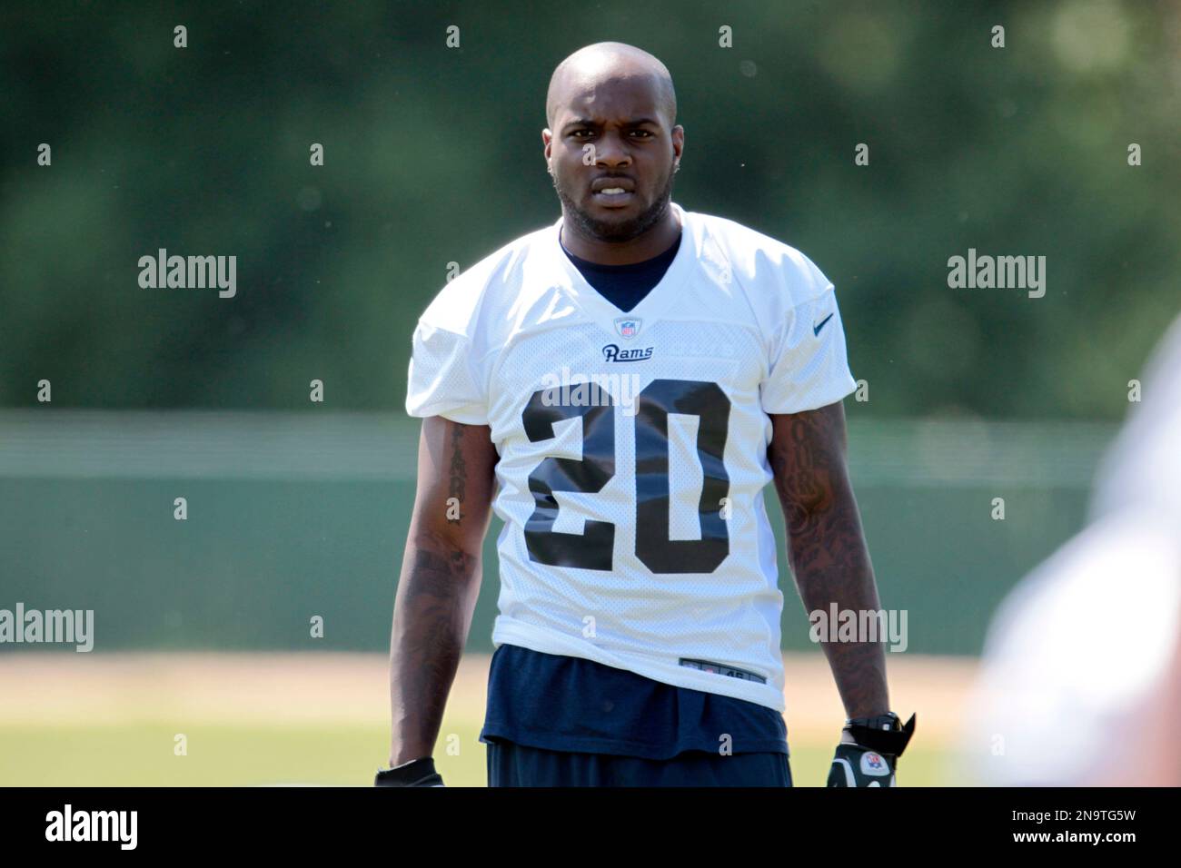 St. Louis Rams safety Darian Stewart during NFL football practice ...