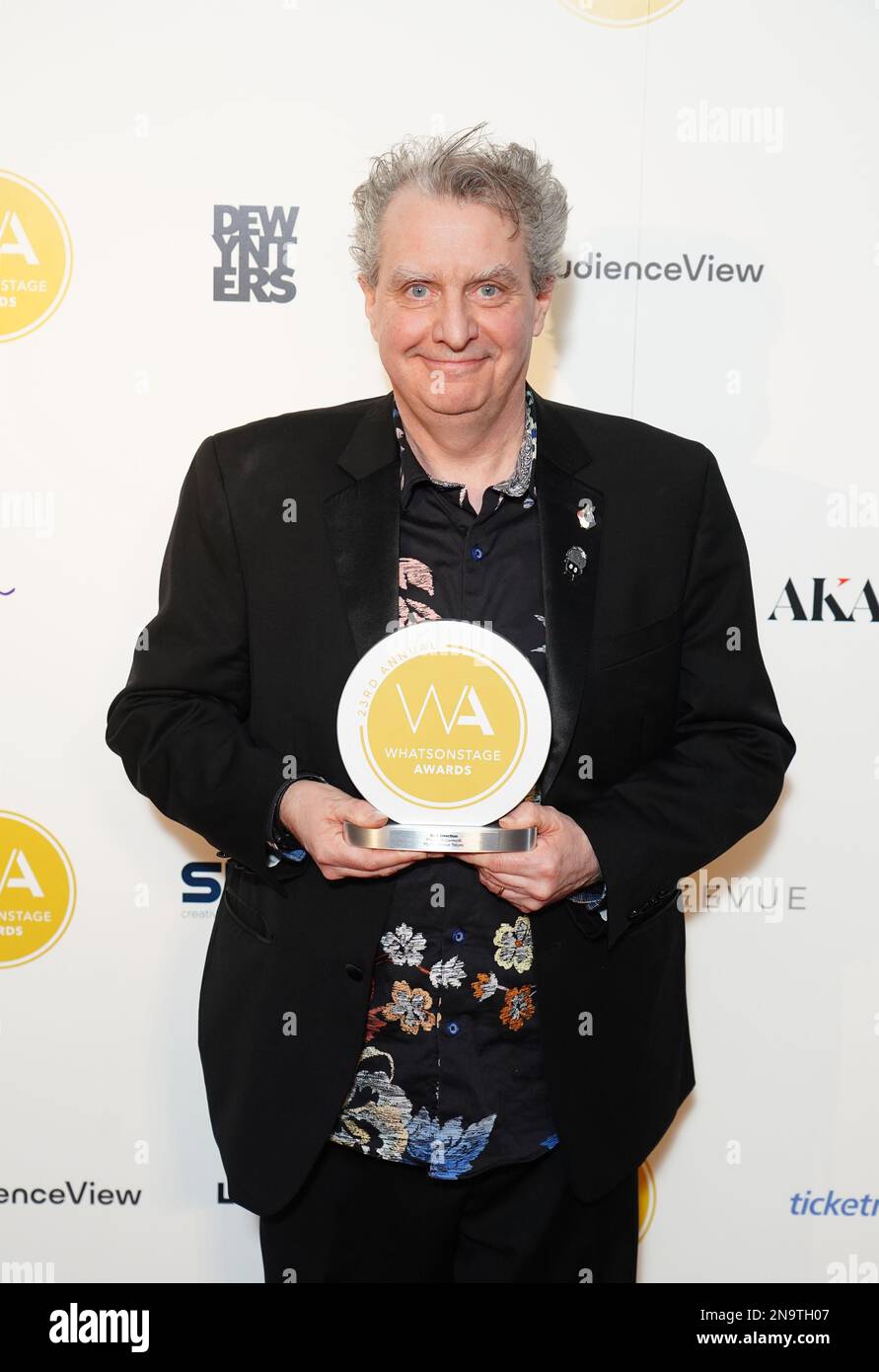 Phelim McDermott with the award for Best Direction for My Neighbour ...